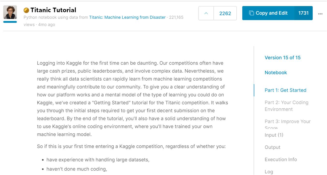 Getting started with the Titanic competition