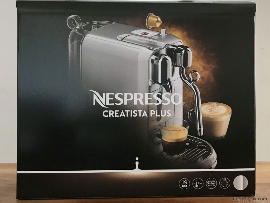 Trading in the old Nespresso machine for a new Creatista Plus