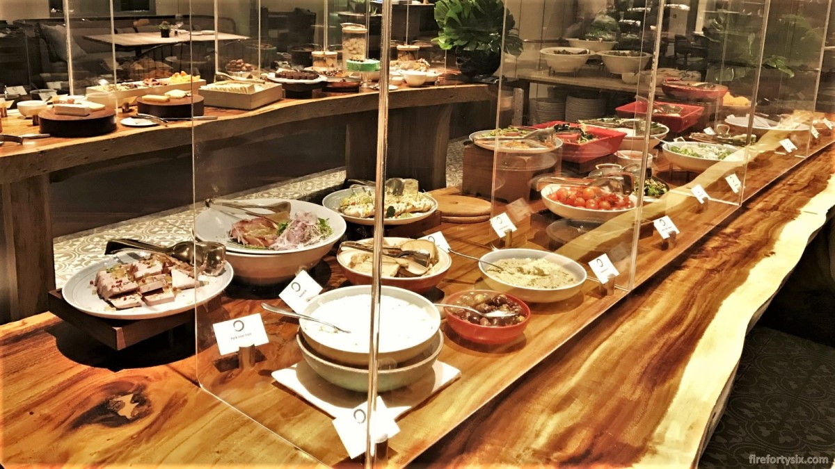 The semi-buffet at One-Ninety offers a great balance of choice and quality