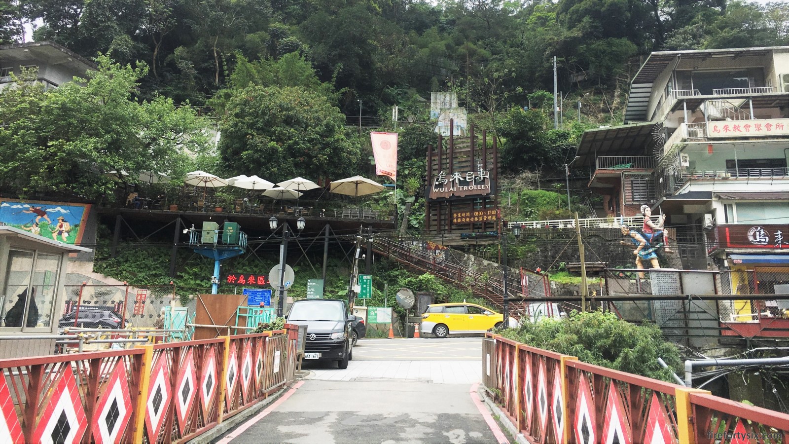 Head up to Wulai for a break from the bustle of Taipei city