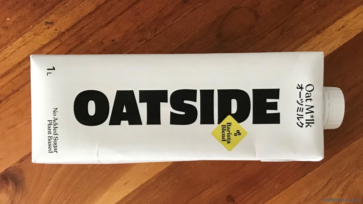 Oatside Barista Blend: Oat milk actually tastes quite nice in espresso