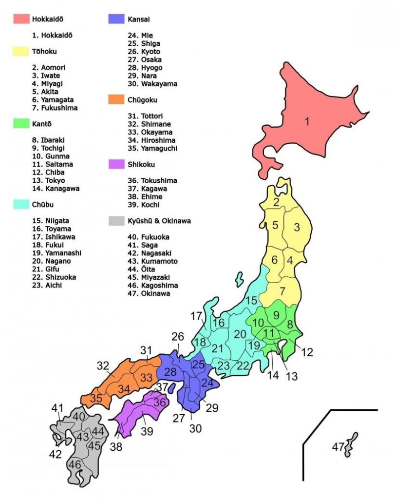 Drinking sake from all eight regions of Japan