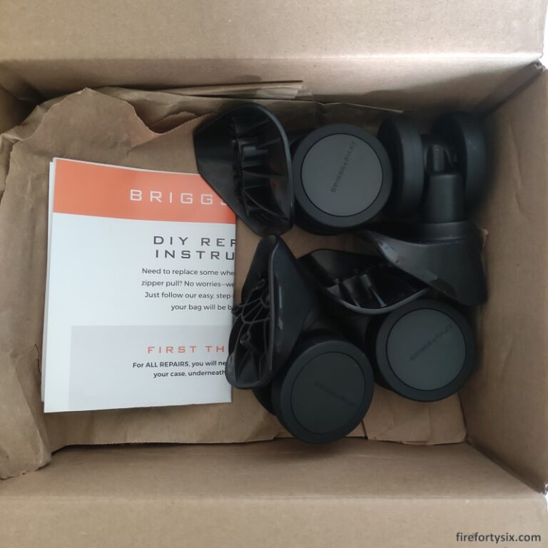 Changing out the wheels of our Briggs & Riley luggage